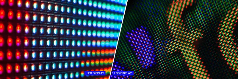 Differences Between LED and LCD Displays - DDW Display