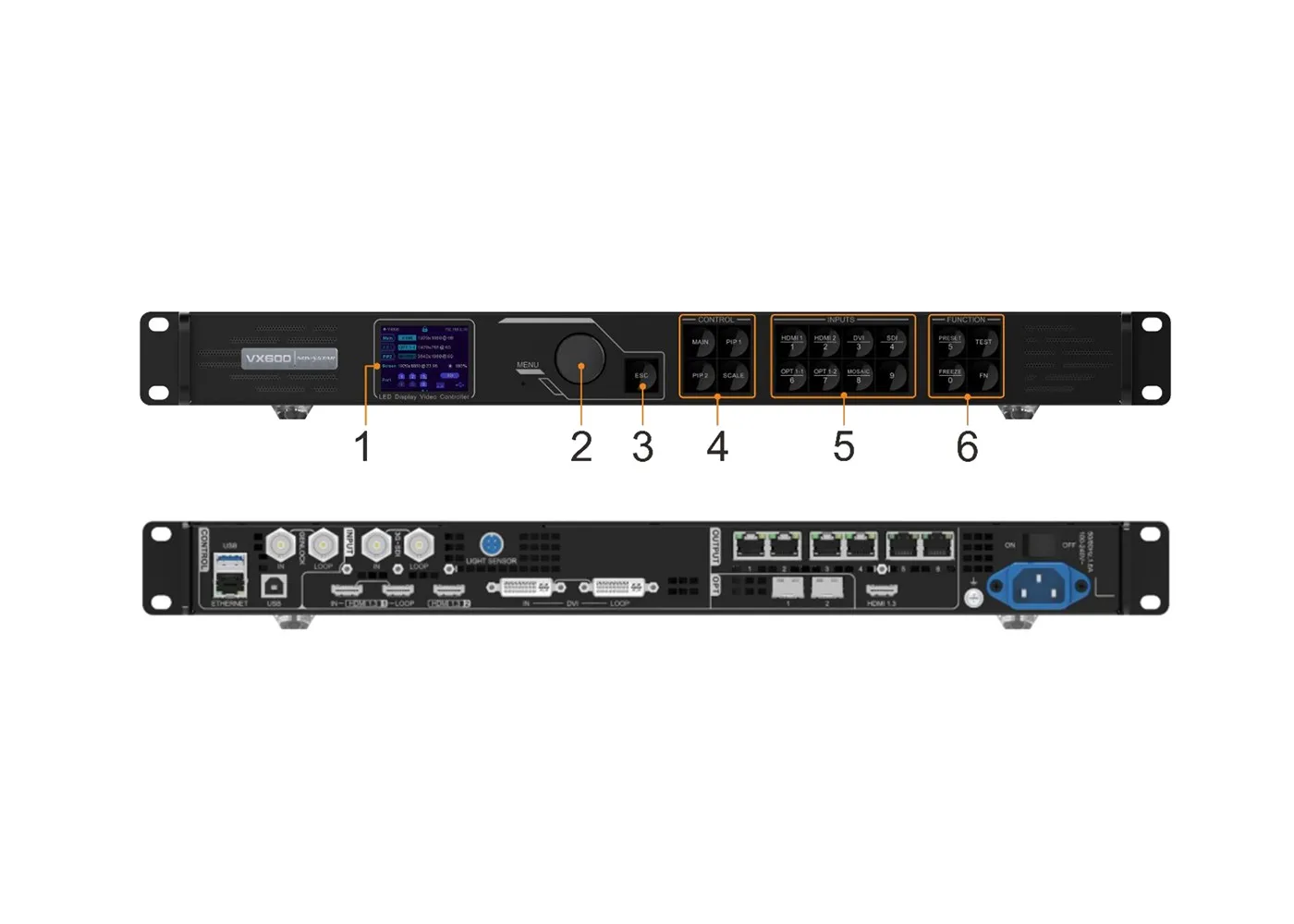 Novastar VX600 LED Video Processor - DDW Display